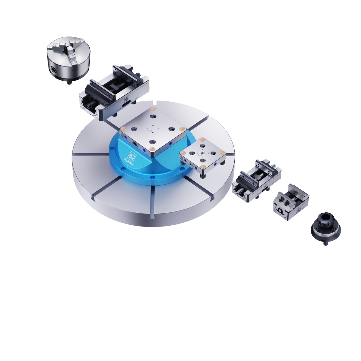 CNC XinDian Precise 52mm Cube Precision Machining Manual Chuck - D ...