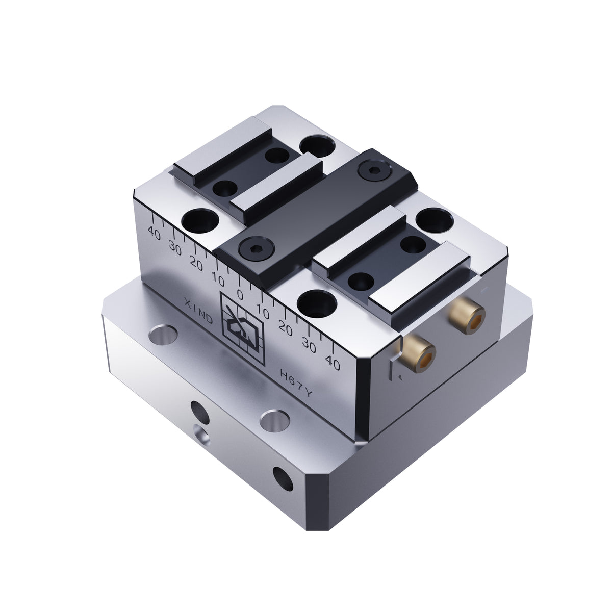 H67Y Compact Hydraulic Self-Centering Vise – Xindian CNC